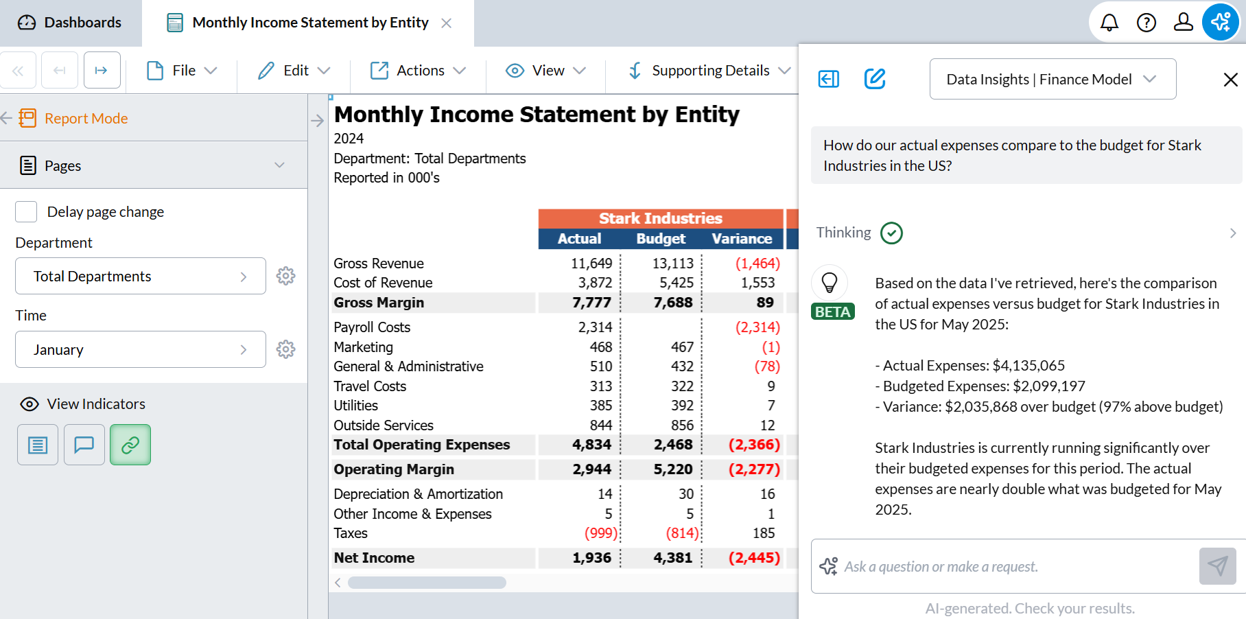 Financial Reporting Software | Prophix